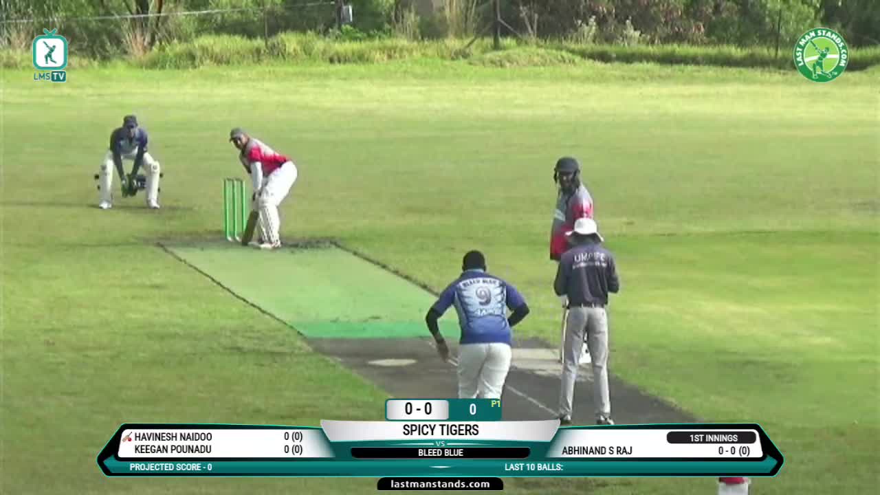 Spicy Tigers vs Bleed Blue Match Info - Play Cricket!