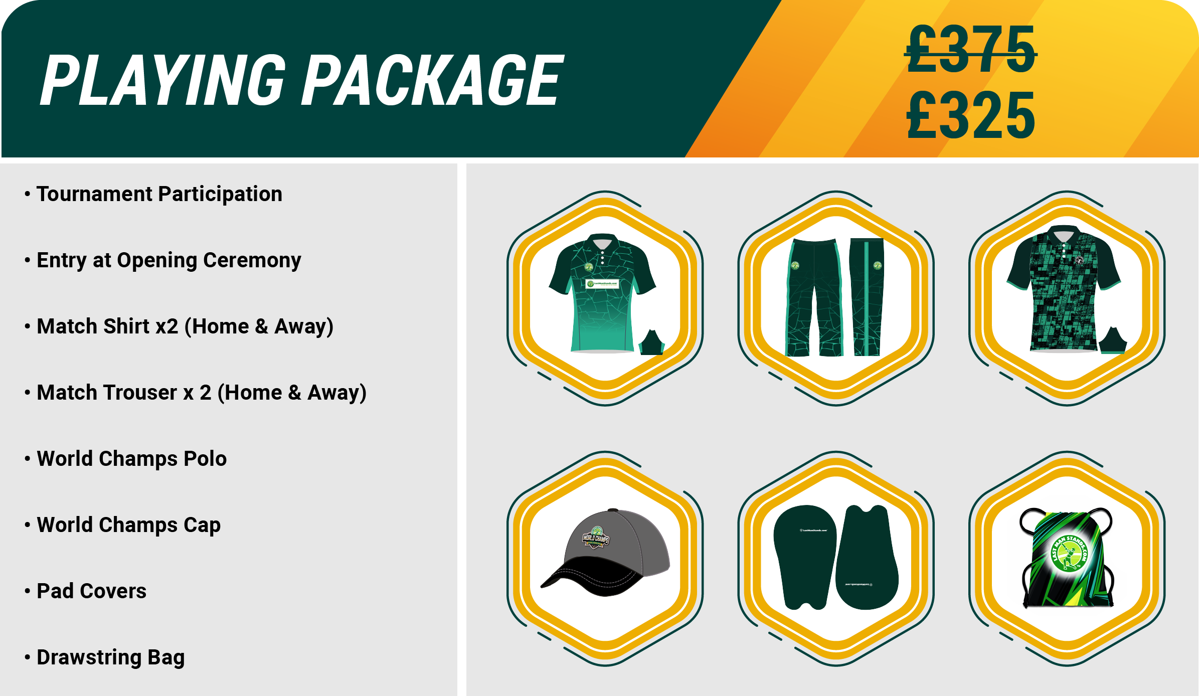World Champs Packages - Play Cricket!